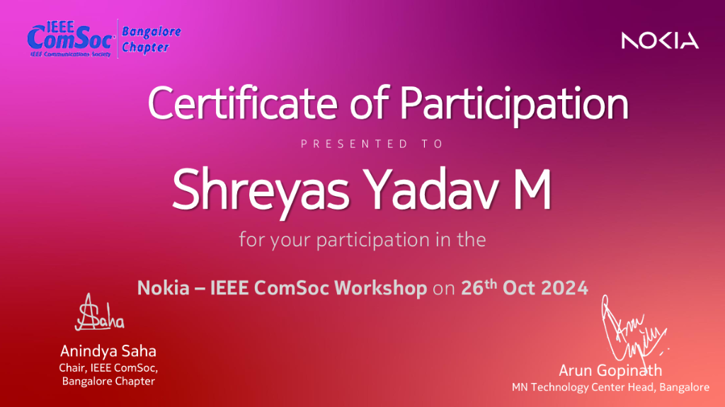 Shreyas Yadav M | VLSI & Embedded Systems Engineer